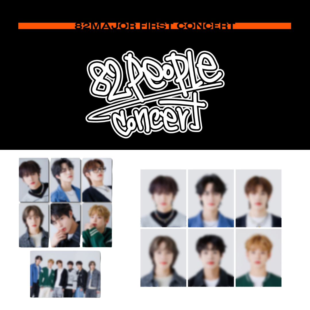 82MAJOR - 1st Concert "82 People" Official MD (ID Photo Set, Postcard ...