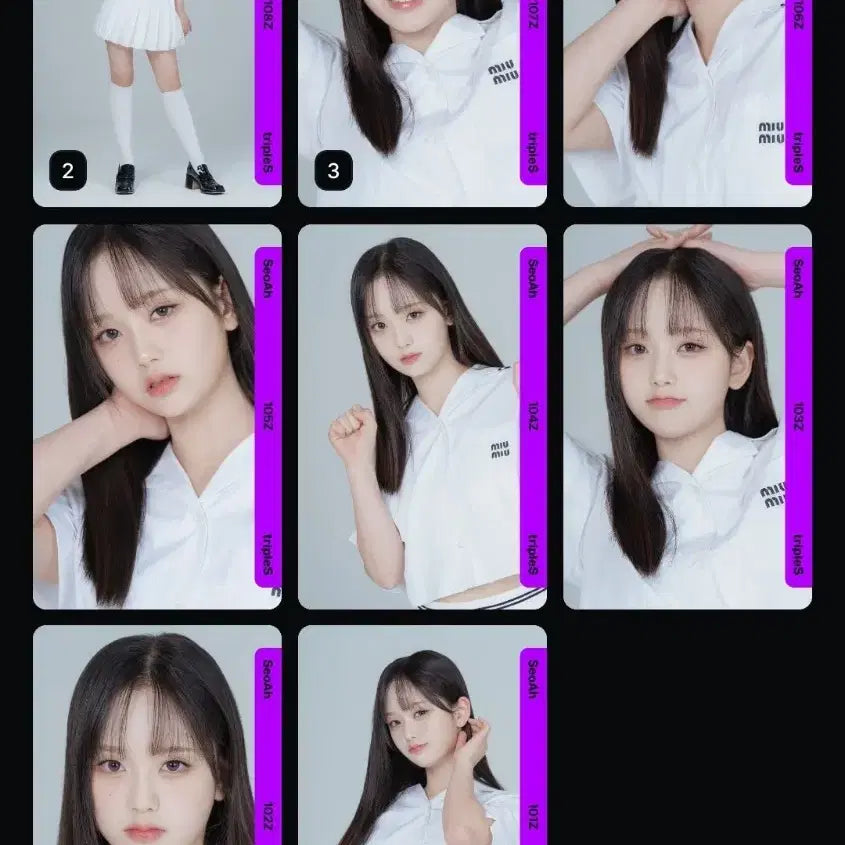 [BUNJANG] triples Objekt Seoa Divine 101-108 Set/ 트리플에스 오브젝트 서아 디바인 10 ...