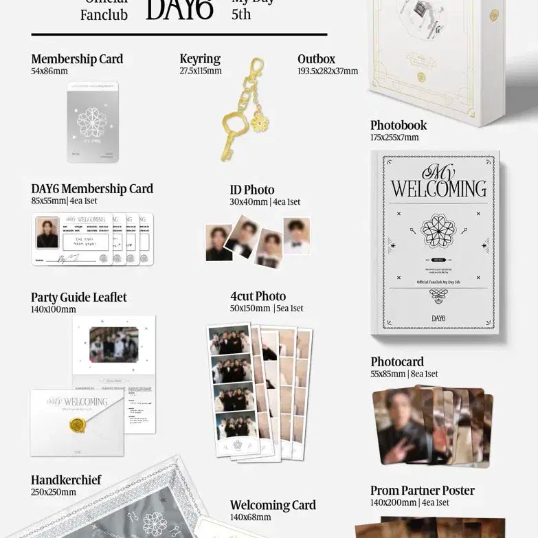 [BUNJANG] Dey Official 5th My Day Kit/ 데이식스 공식 5기 마이데이 키트 ...