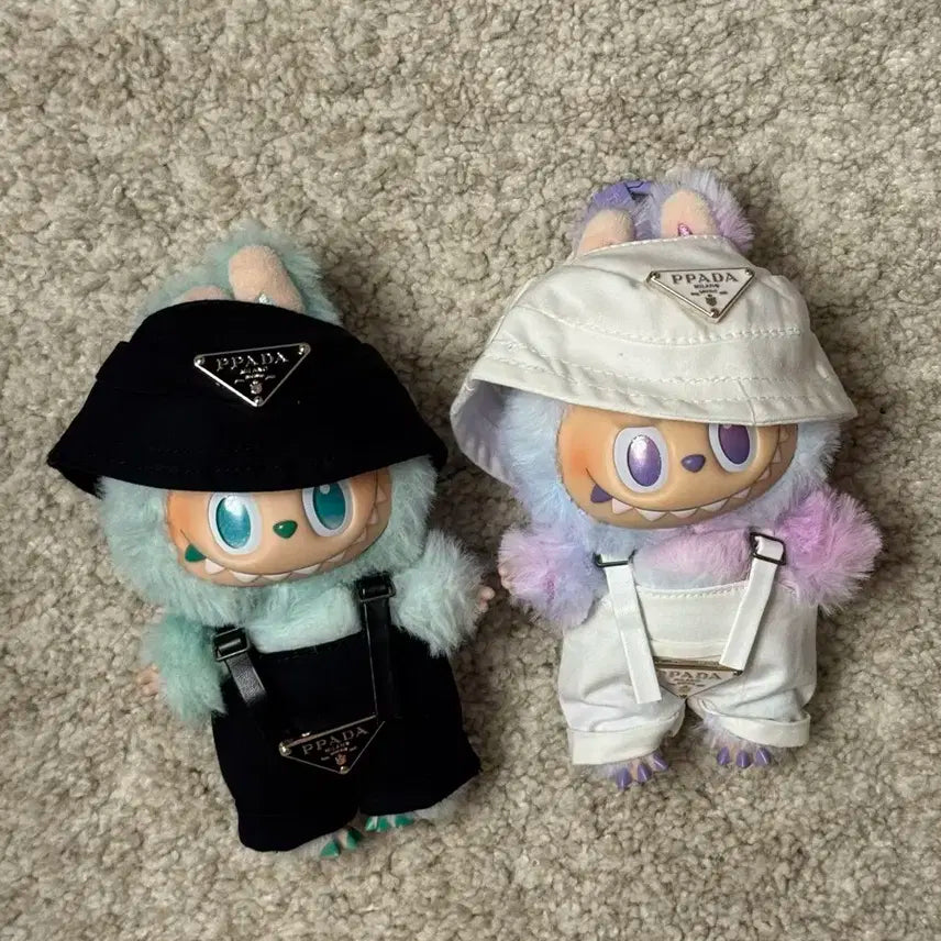 [BUNJANG] Labubu clothing Labubu luxury clothing Dress-up Prada Black ...