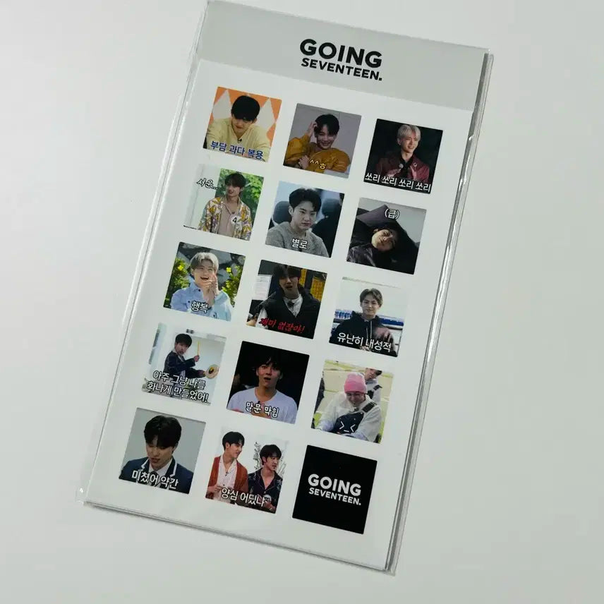 [BUNJANG] [Sealed] Seventeen Going Seventeen Sticker Set / [미개봉] 세븐틴 고 ...