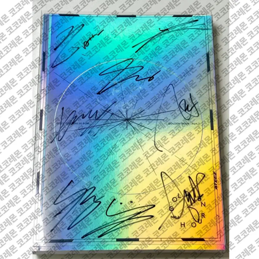 Ateez sign cd 에이티즈 미니앨범 골든아워 파트2 비매 – HALLYUSUPERSTORE