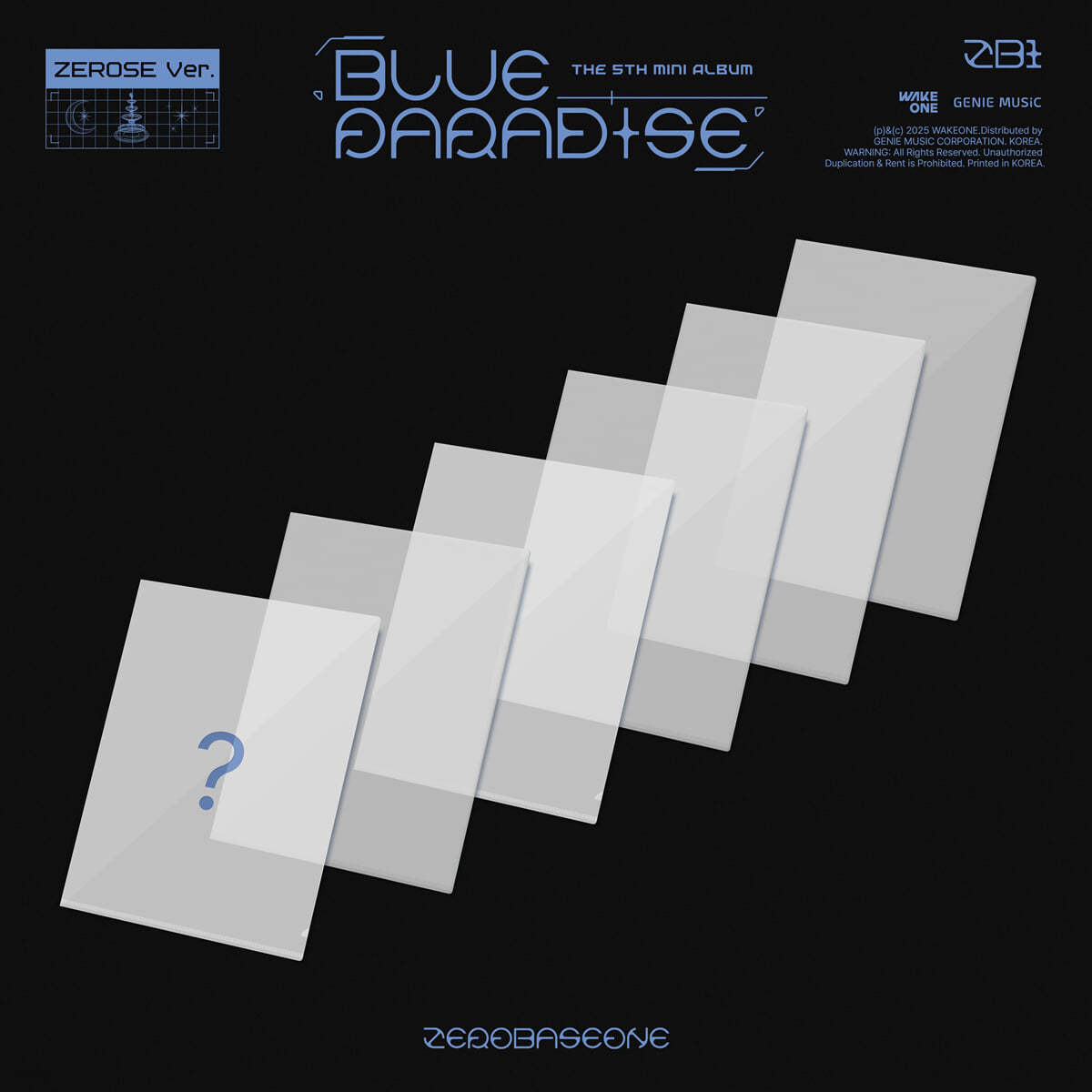 **[Pre-Order] ZEROBASEONE - Mini 5th Album " BLUE PARADISE "[ZEROSE Ve ...