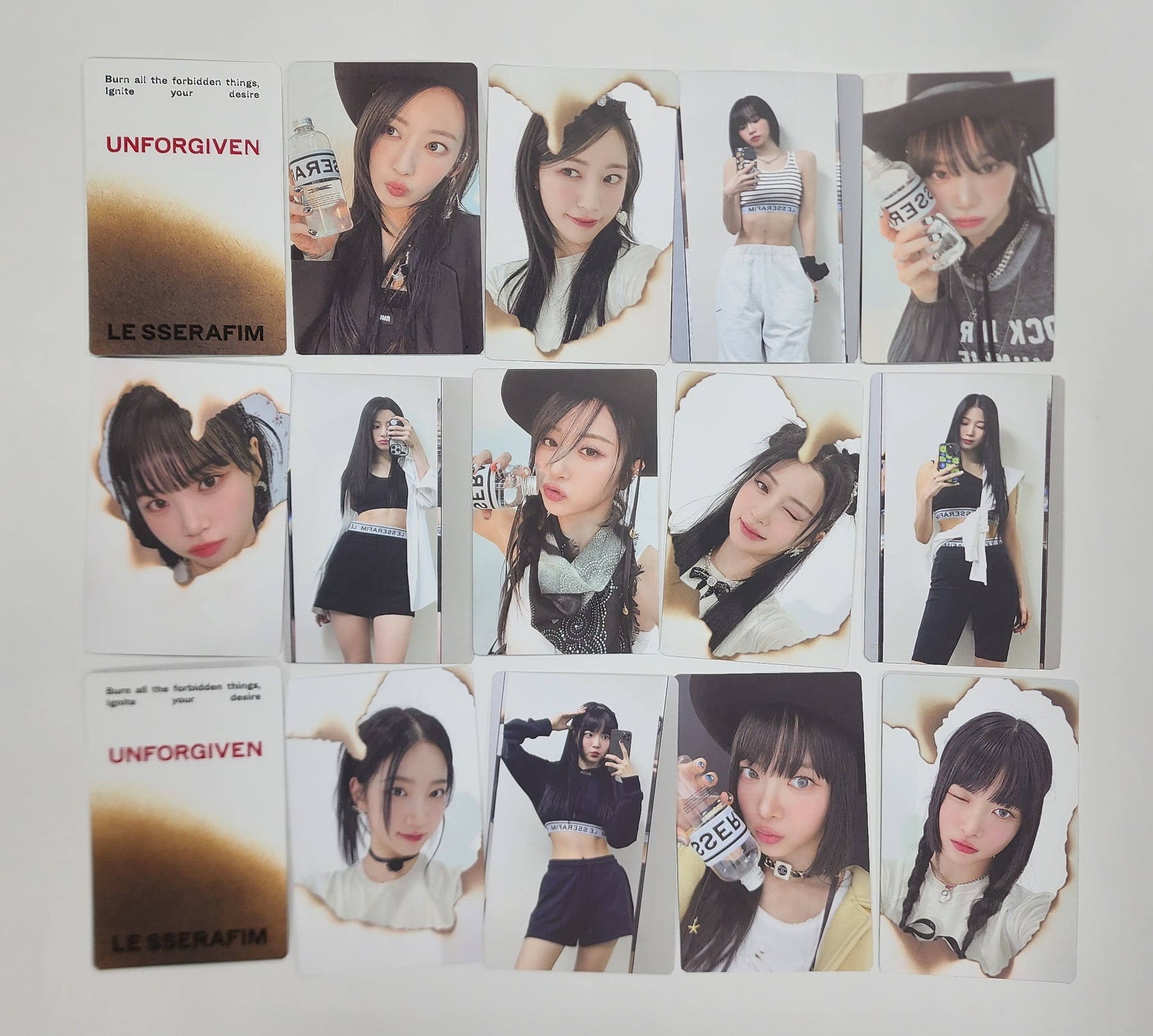 LE SSERAFIM "UNFORGIVEN" - Official Photocard [Compact Ver ...