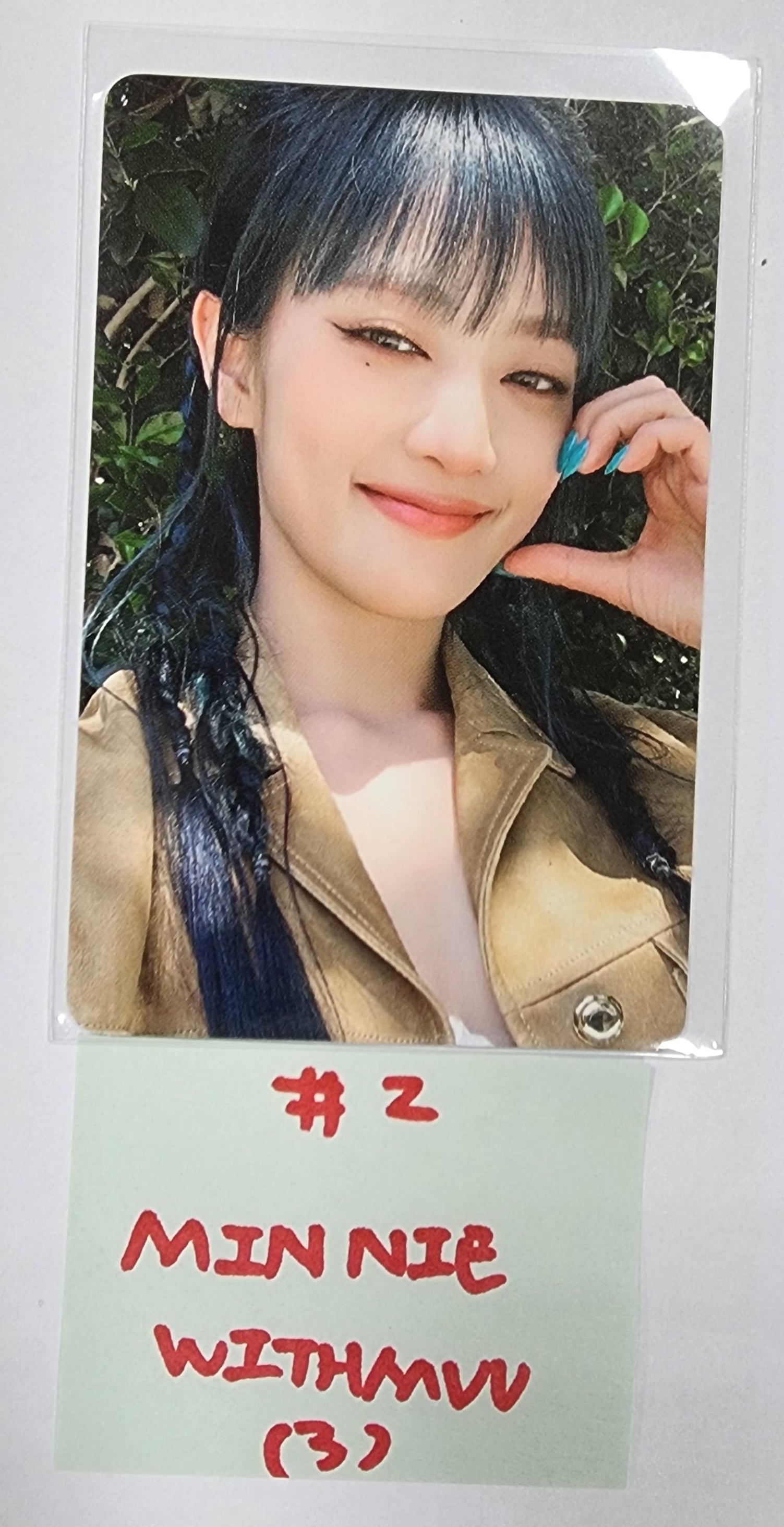 (g) I-DLE "I Feel" - Withmuu Fansign Event Photocard - – HALLYUSUPERSTORE