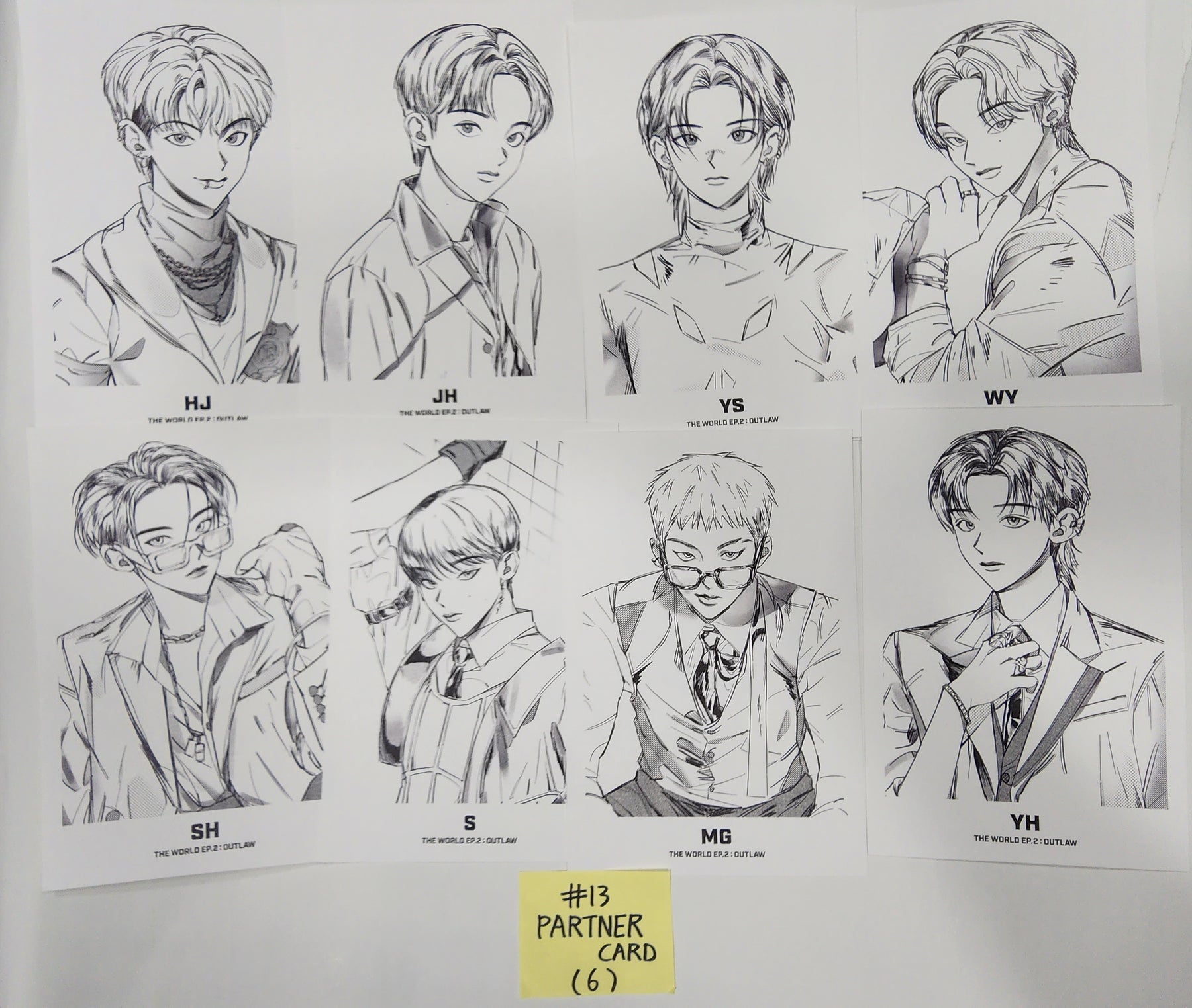 ATEEZ "THE WORLD EP.2 " 9th Mini - Official Photocard [Unit] & Partner ...