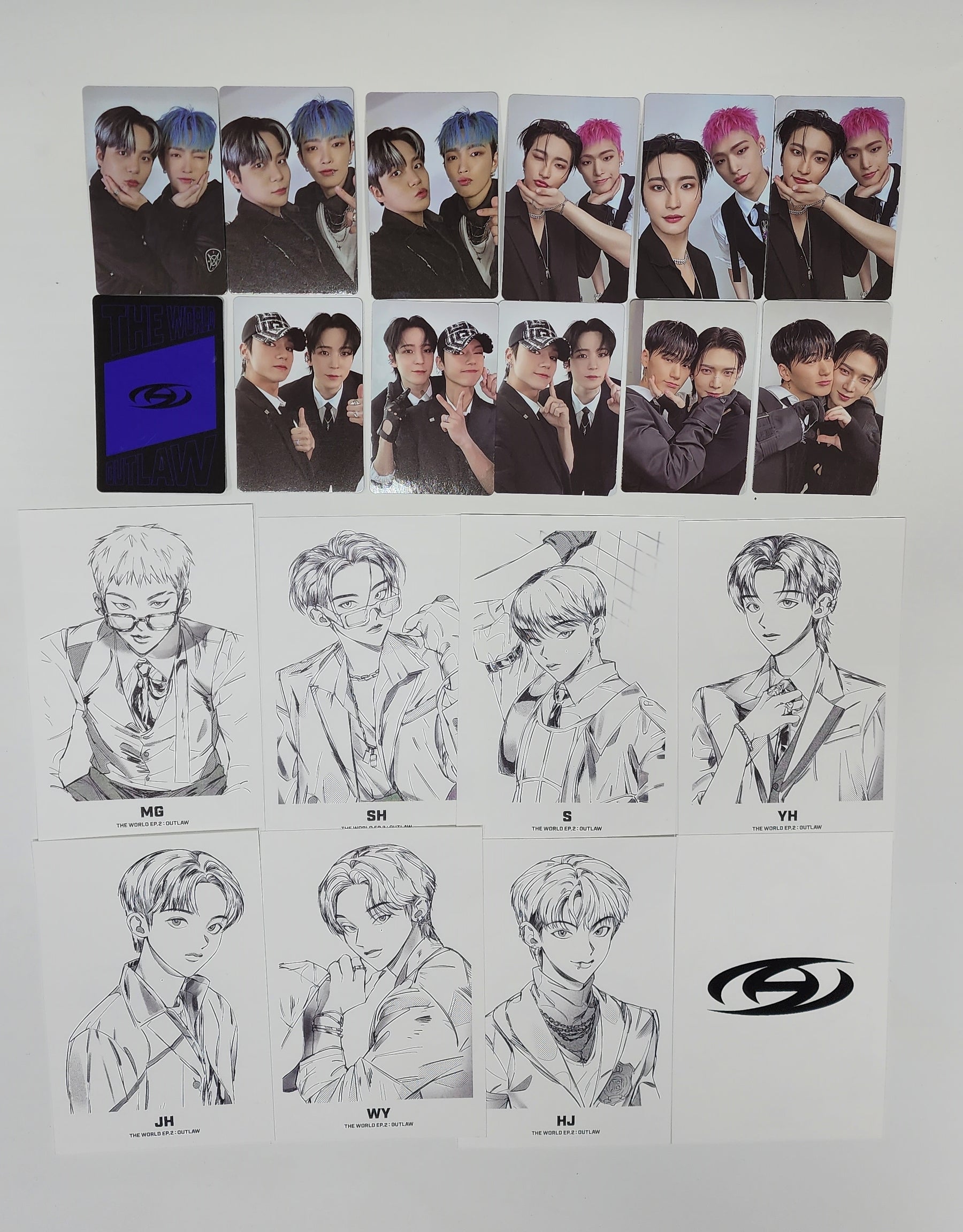 ATEEZ "THE WORLD EP.2 " 9th Mini - Official Photocard [Unit] & Partner ...
