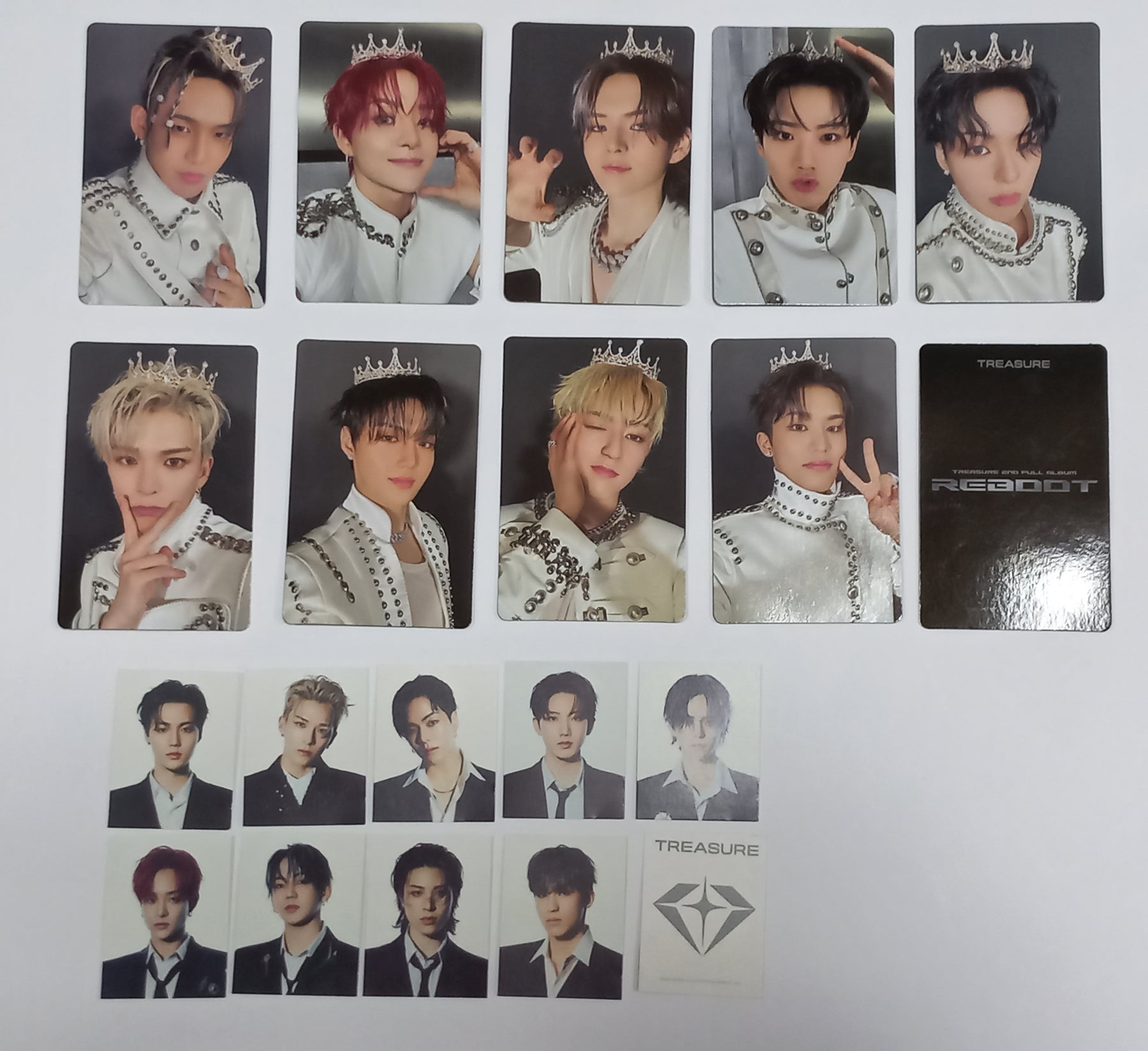 Treasure "REBOOT" - Official First Press Photocard - HALLYUSUPERSTORE