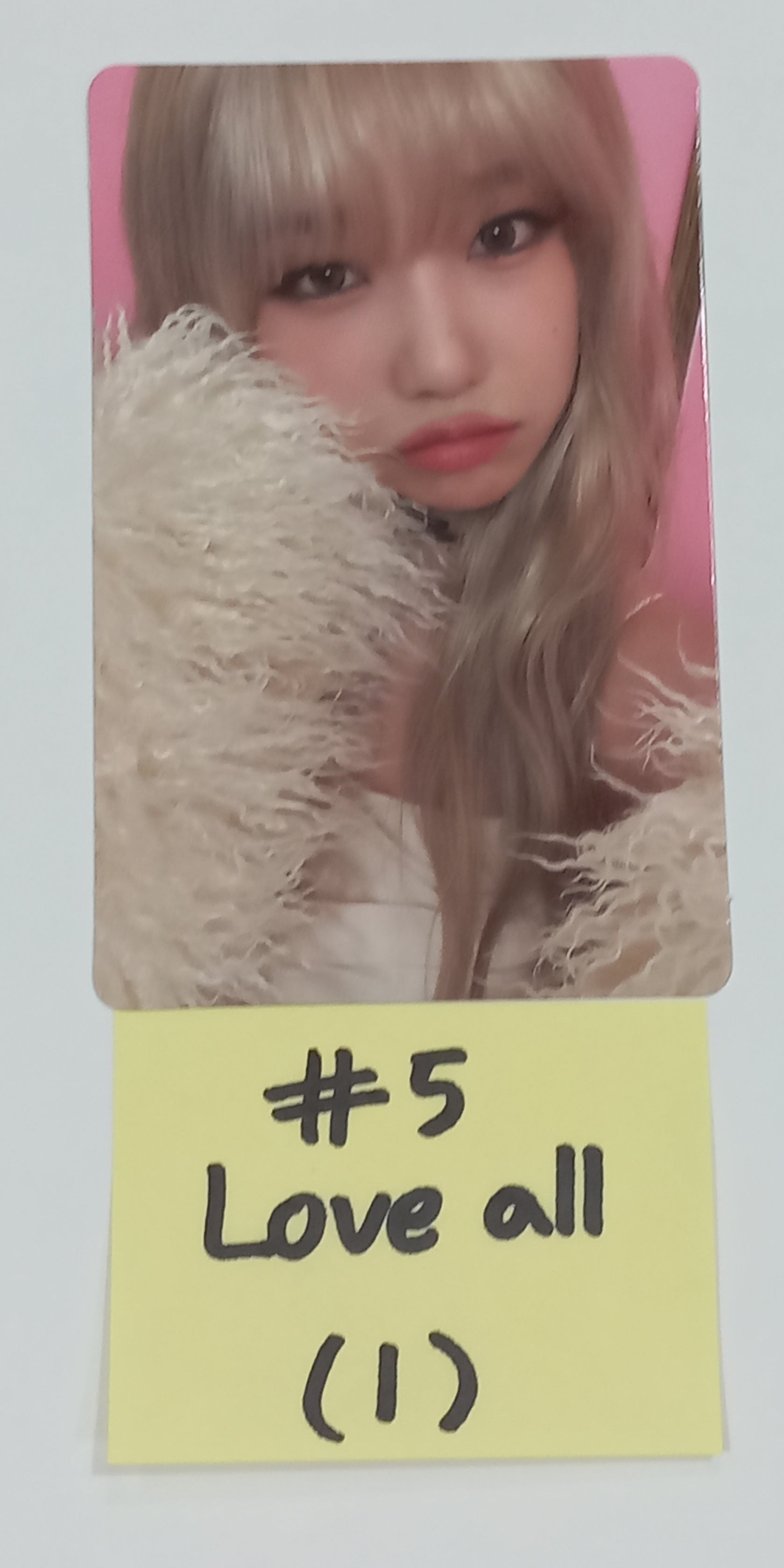 JO YURI "Love All" - Official Photocard, ID Card - HALLYUSUPERSTORE