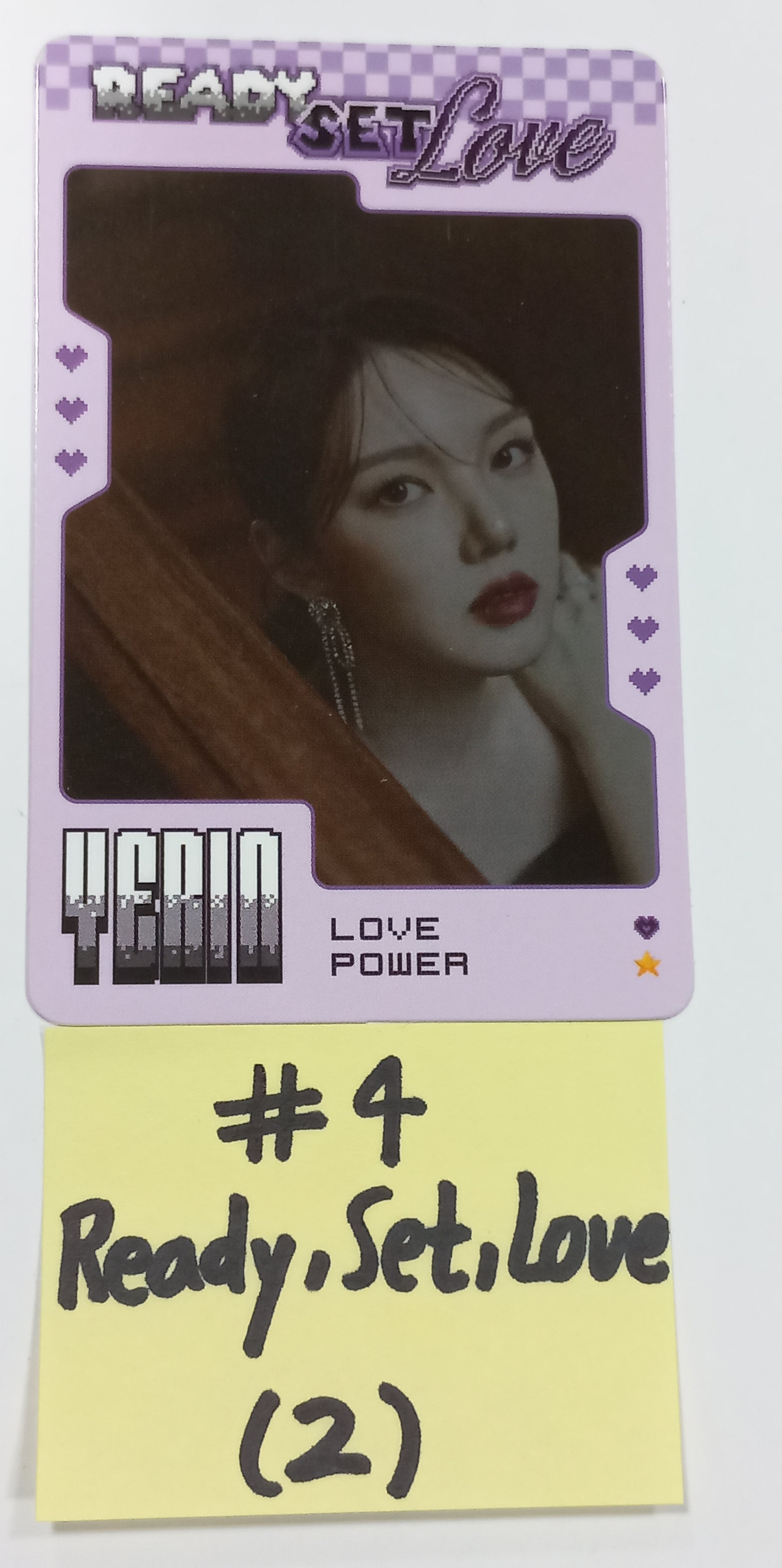 YERIN "Ready, Set, LOVE" - Official Photocard [23.08.24] - – HALLYUSUPERSTORE