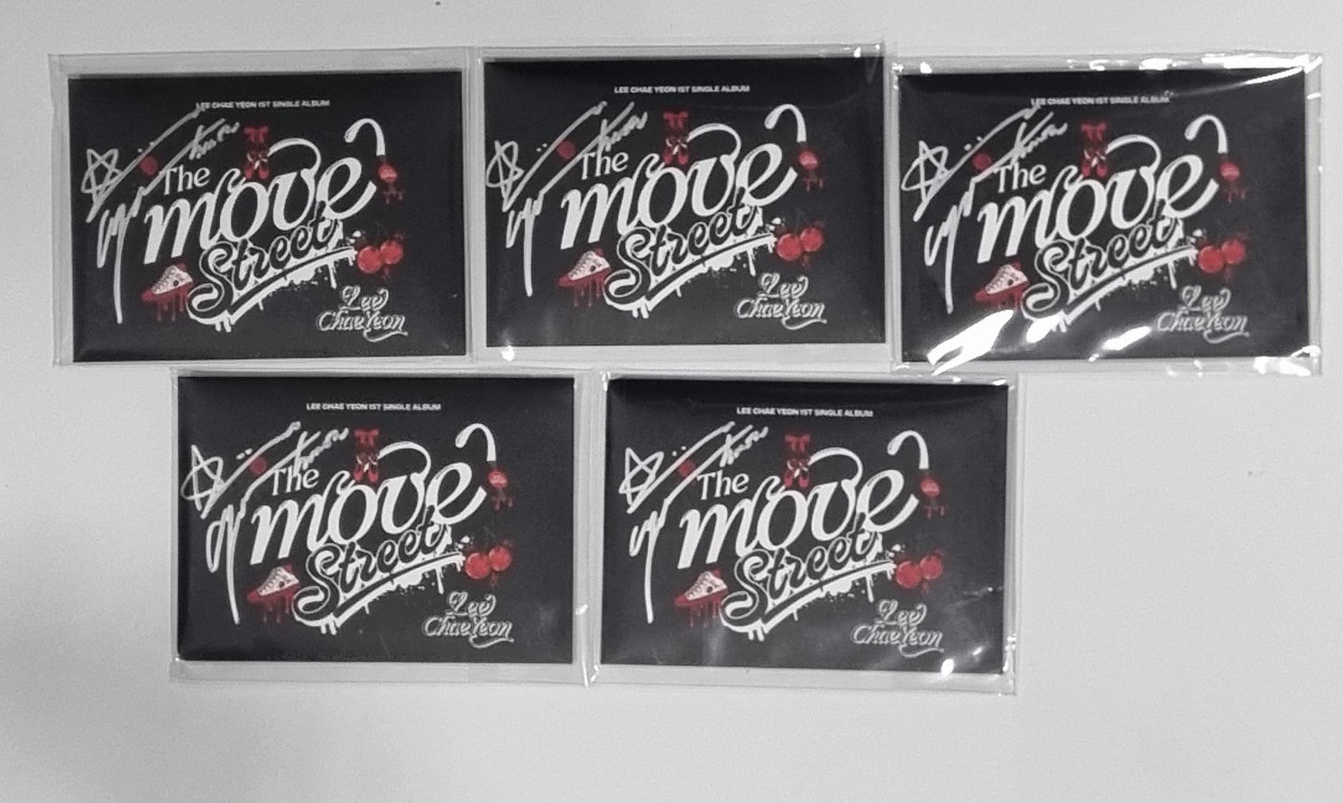 Lee Chae Yeon "The Move Street" - Hand Autographed(Signed) Promo Album ...