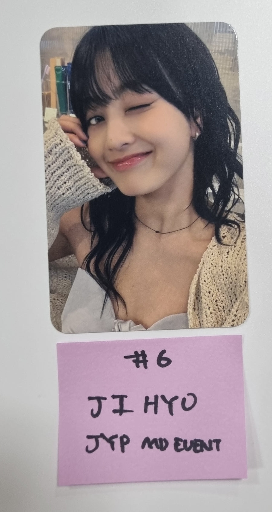 JIHYO 1st Album "Zone" - JYP Shop MD Event Photocard [23.10.19] - – HALLYUSUPERSTORE