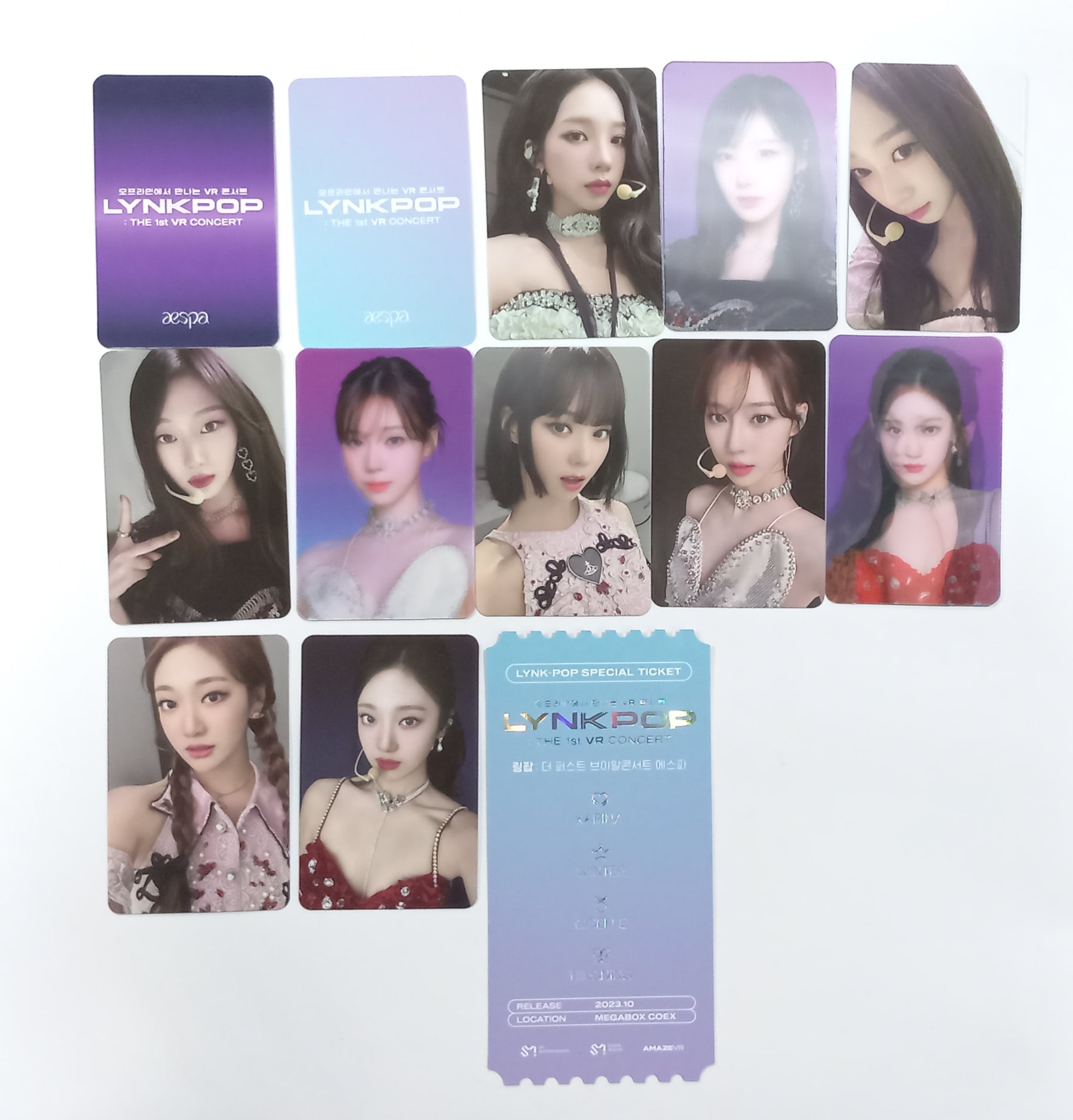 Aespa "LYNKPOP : THE 1st VR CONCERT" - Ticket Event Photocard [Special ...