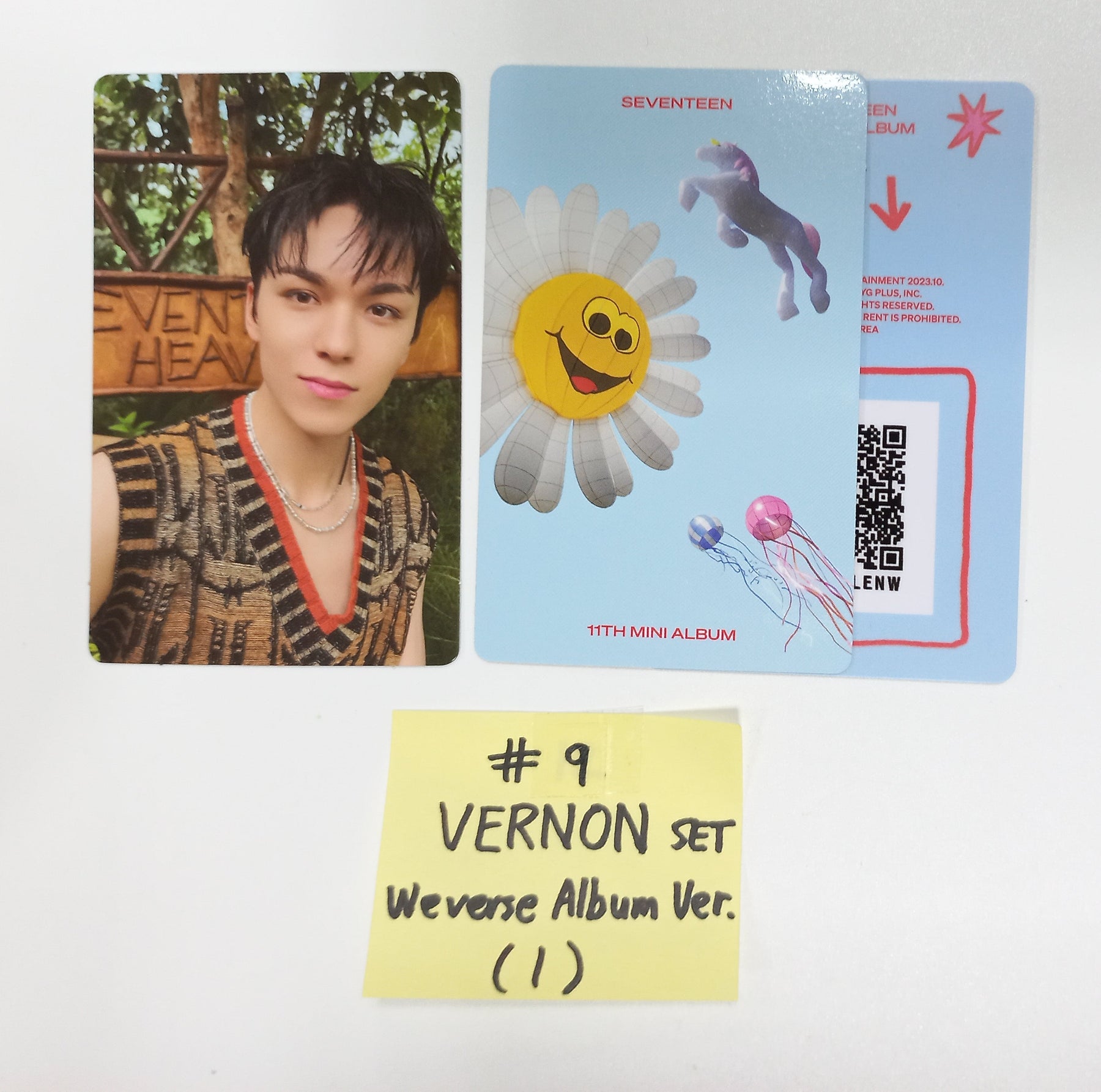 Seventeen - "Seventeenth Heaven" - Official Photocards Set (3EA ...