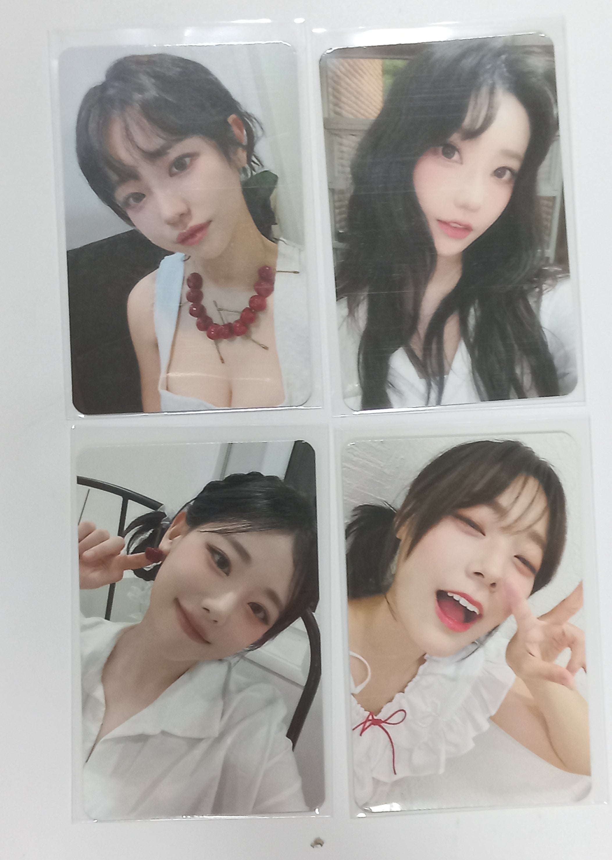 QWER "Harmony from Discord" - Makestar Fansign Event Photocard Round 4 – HALLYUSUPERSTORE
