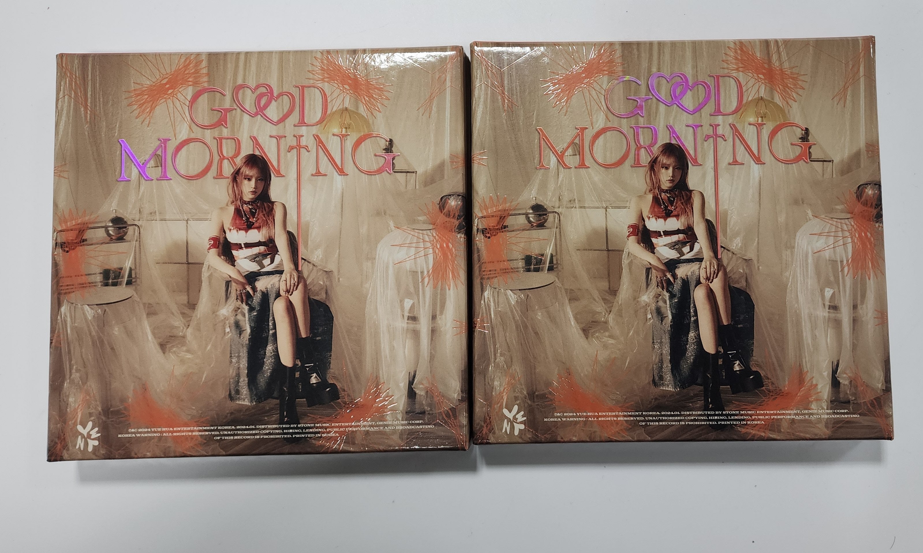 Yena "Good Morning" 3rd Mini - Hand Autographed(Signed) Album ...