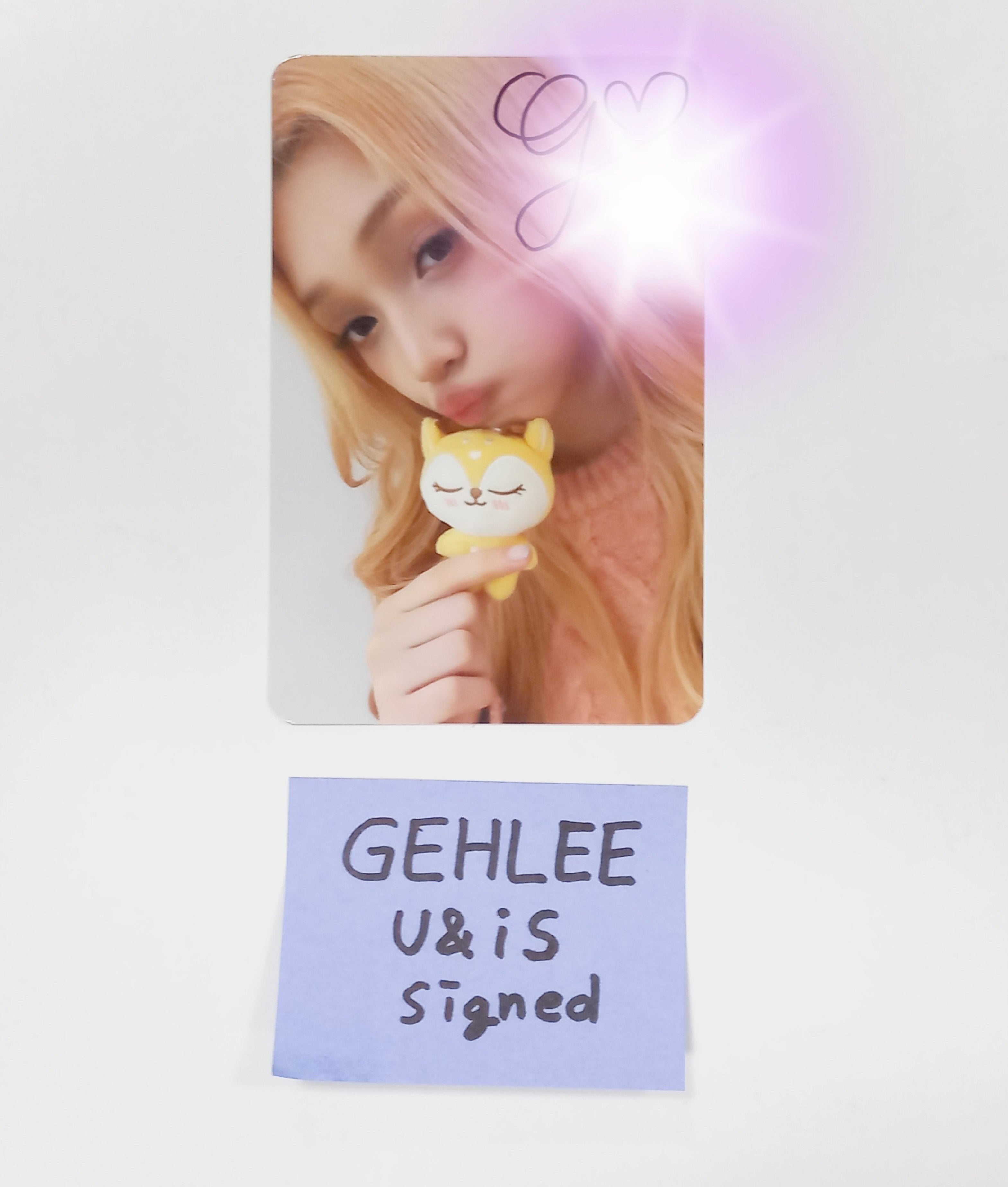 UNIS 'WE UNIS' - Hand Autographed(Signed) Photocard [24.3.29 ...