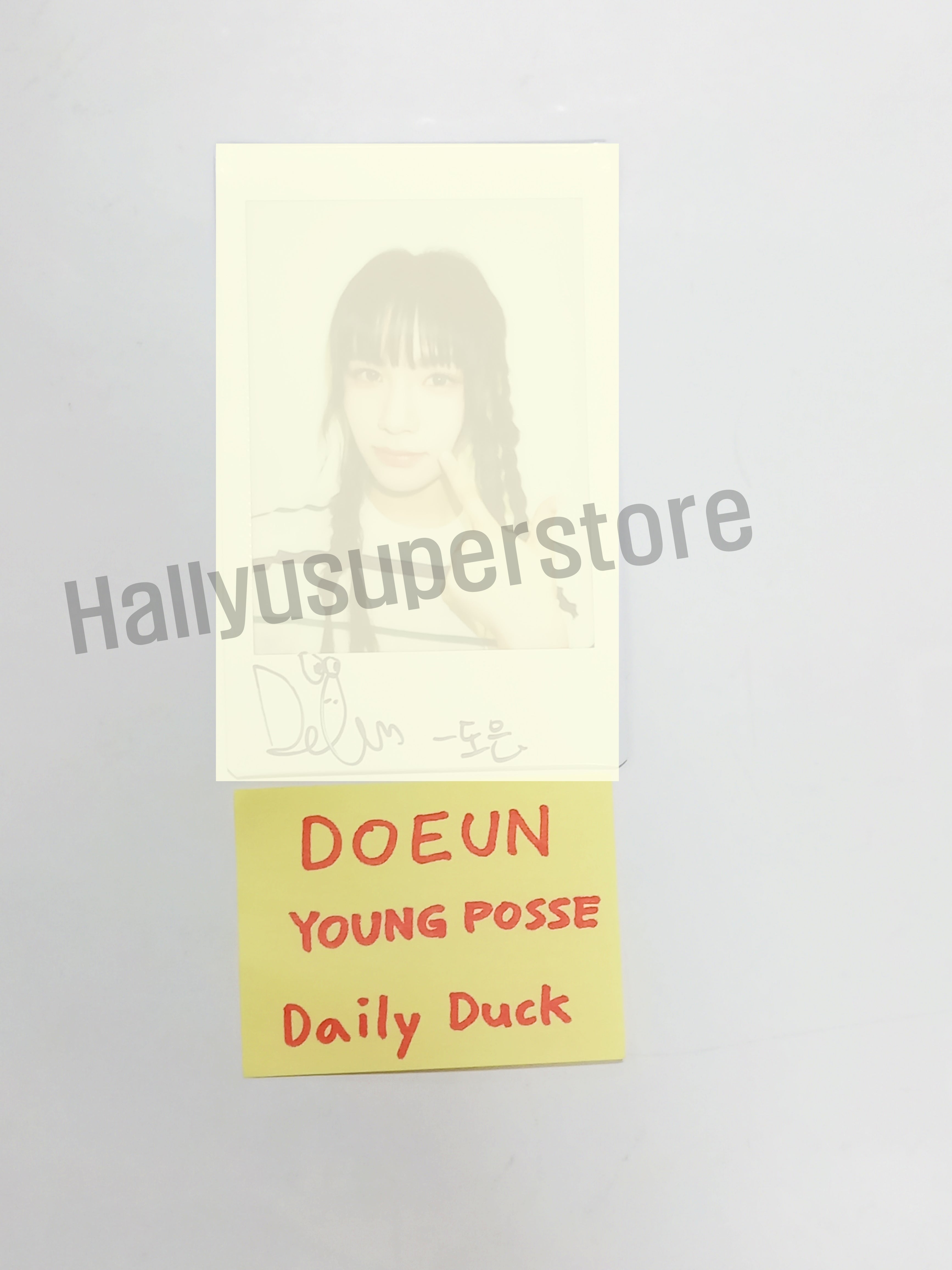 DoEun (of Young Posse) "XXL" - Hand Autographed(Signed) Polaroid [24 ...