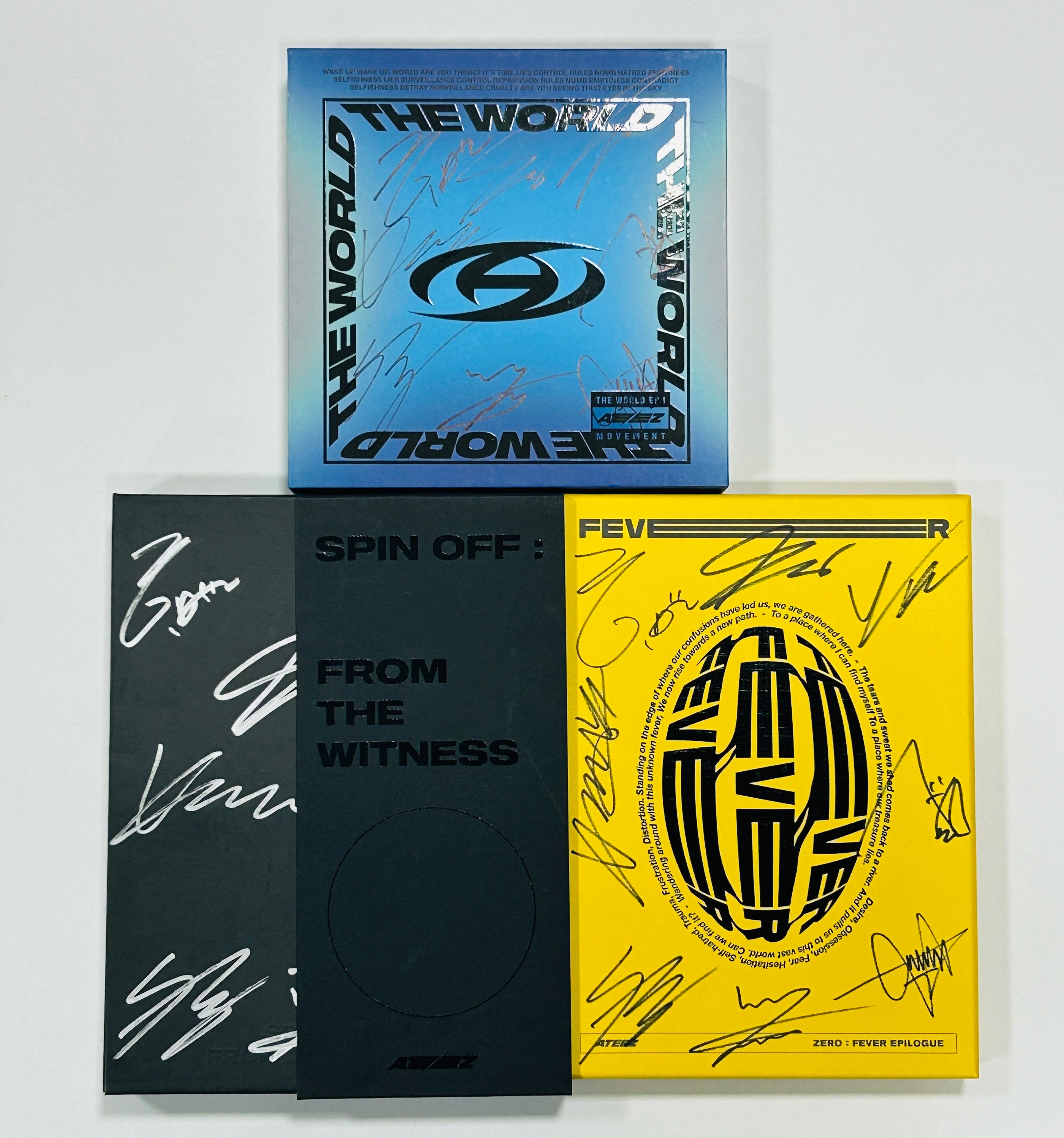 ATEEZ - Hand Autographed(Signed) Promo Album [24.7.17] - – HALLYUSUPERSTORE