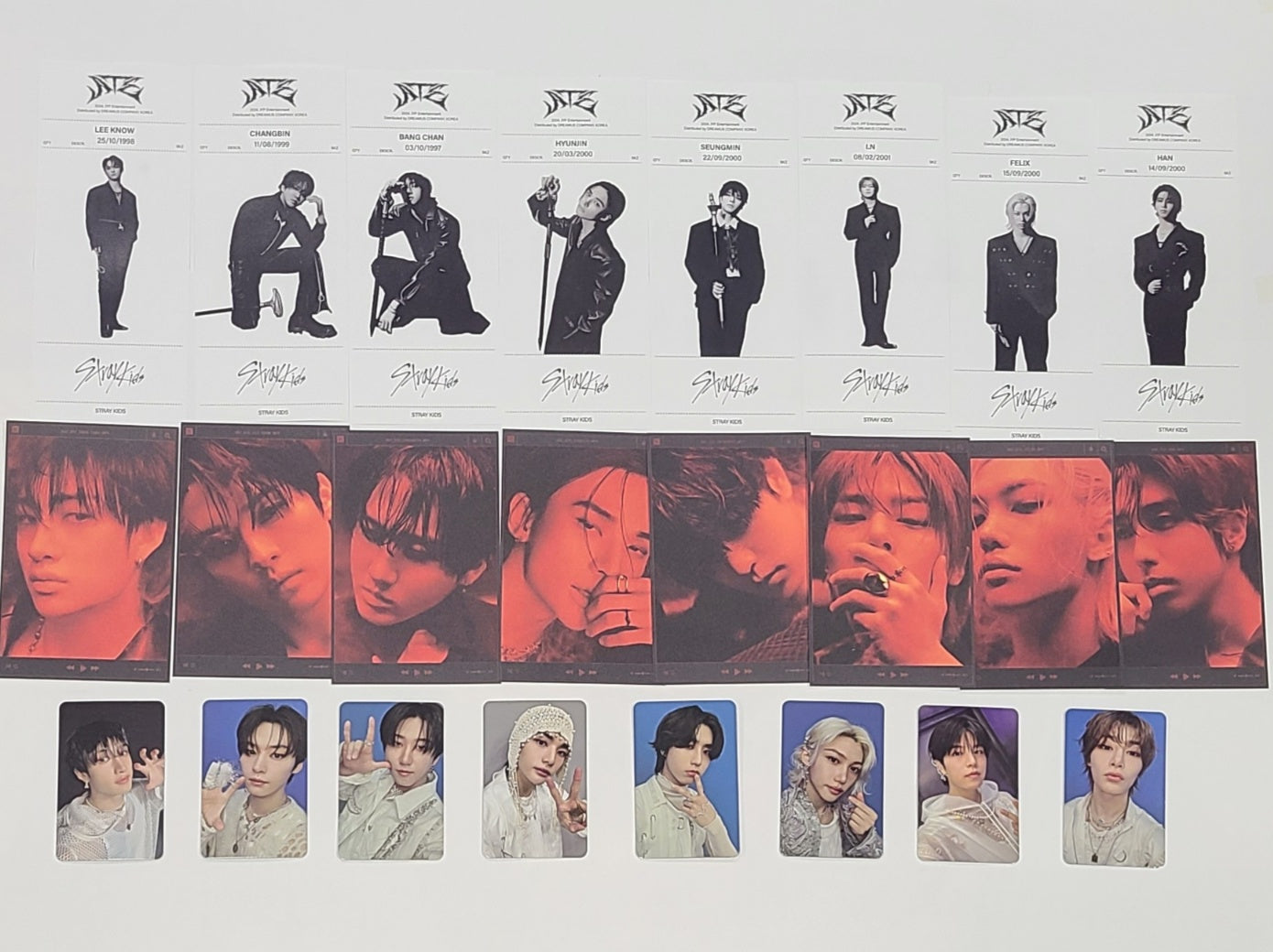 Stray Kids "ATE" - Official Photocard, PORTRAIT Poster Set (8EA ...