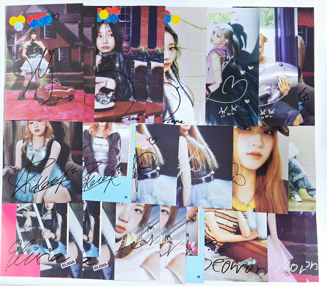 UNIS 'CURIOUS' - A Cut Page From Fansign Event Album [24.8.22 ...