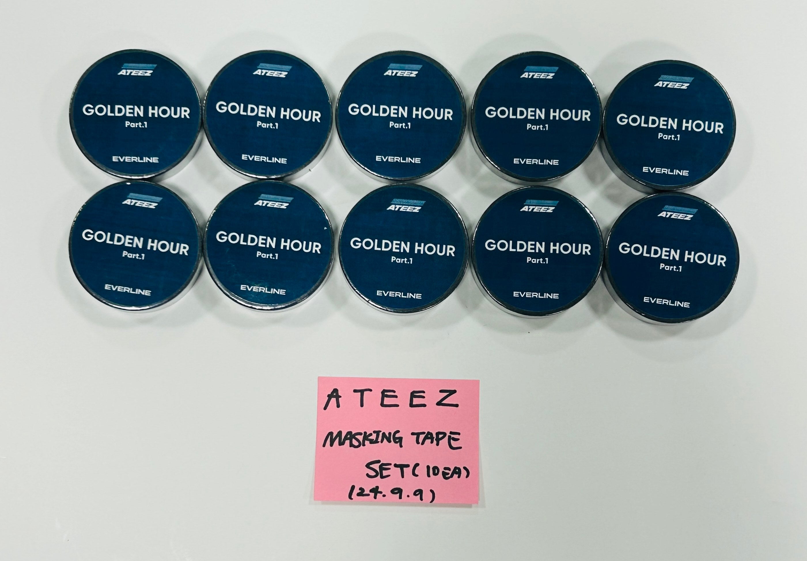 Ateez "GOLDEN HOUR : Part.1" - Everline Lucky Draw Event Masking Tape ...