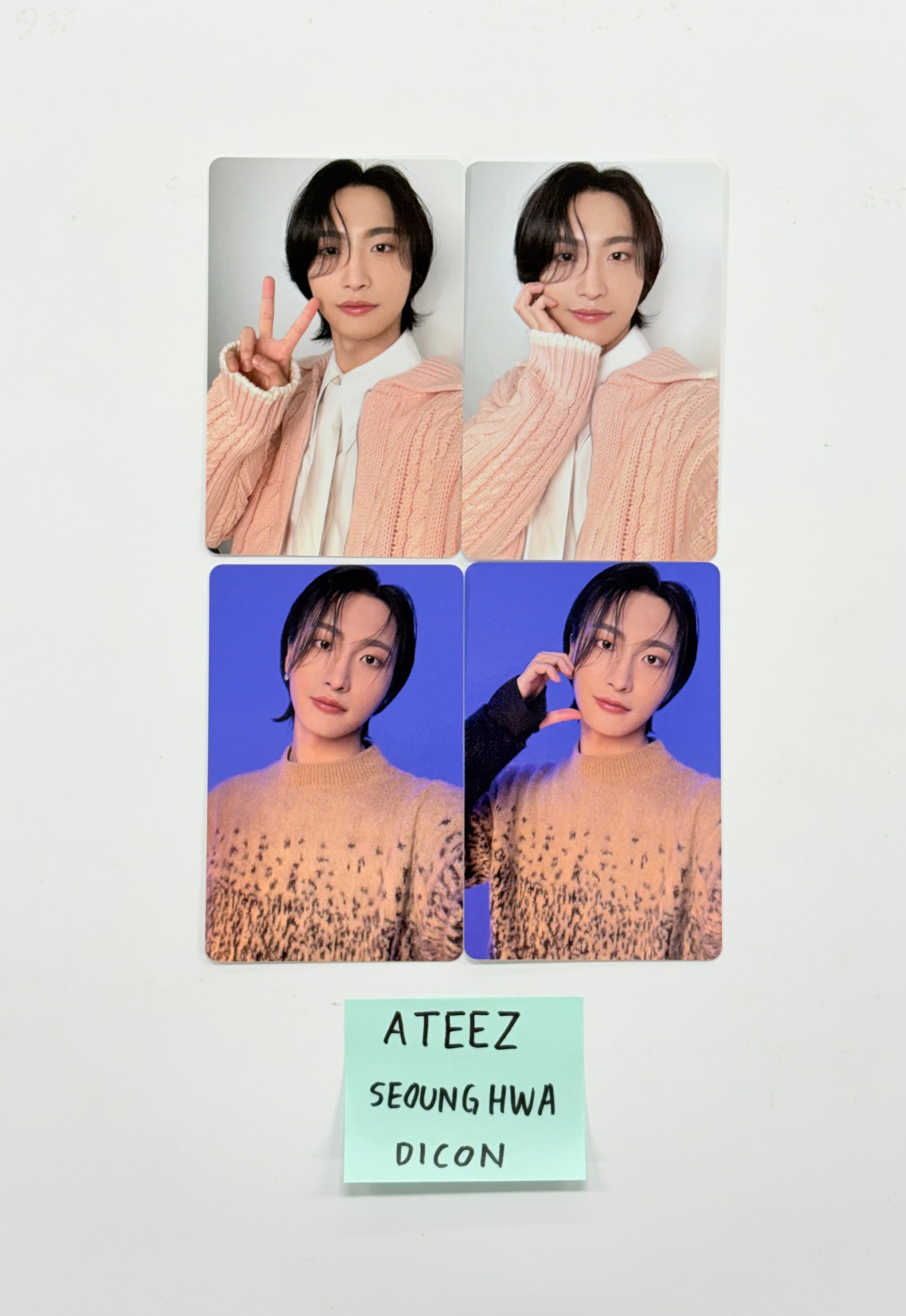 SEOUNG (of ATEEZ) - DICON D'FESTA Photocard set [25.12.24 ...