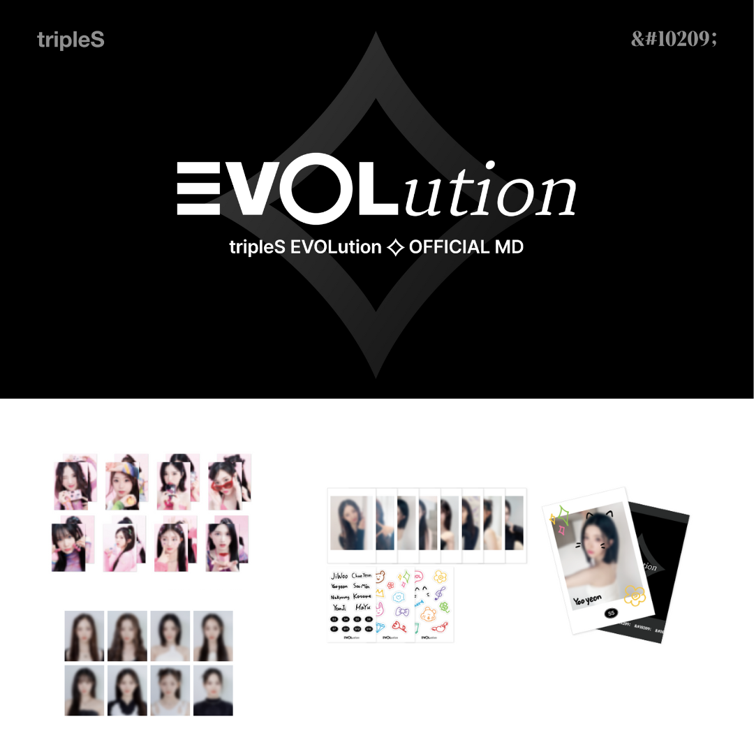 TripleS - TripleS EVOLution Official MD (Postcard Set, ID Photo Set ...