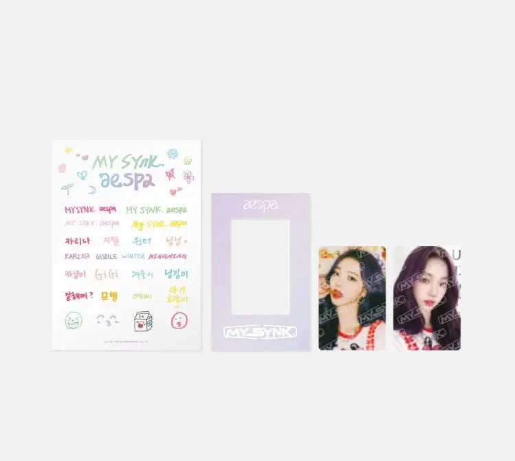 Aespa - Mini Frame + PhotoCard Set - HALLYUSUPERSTORE