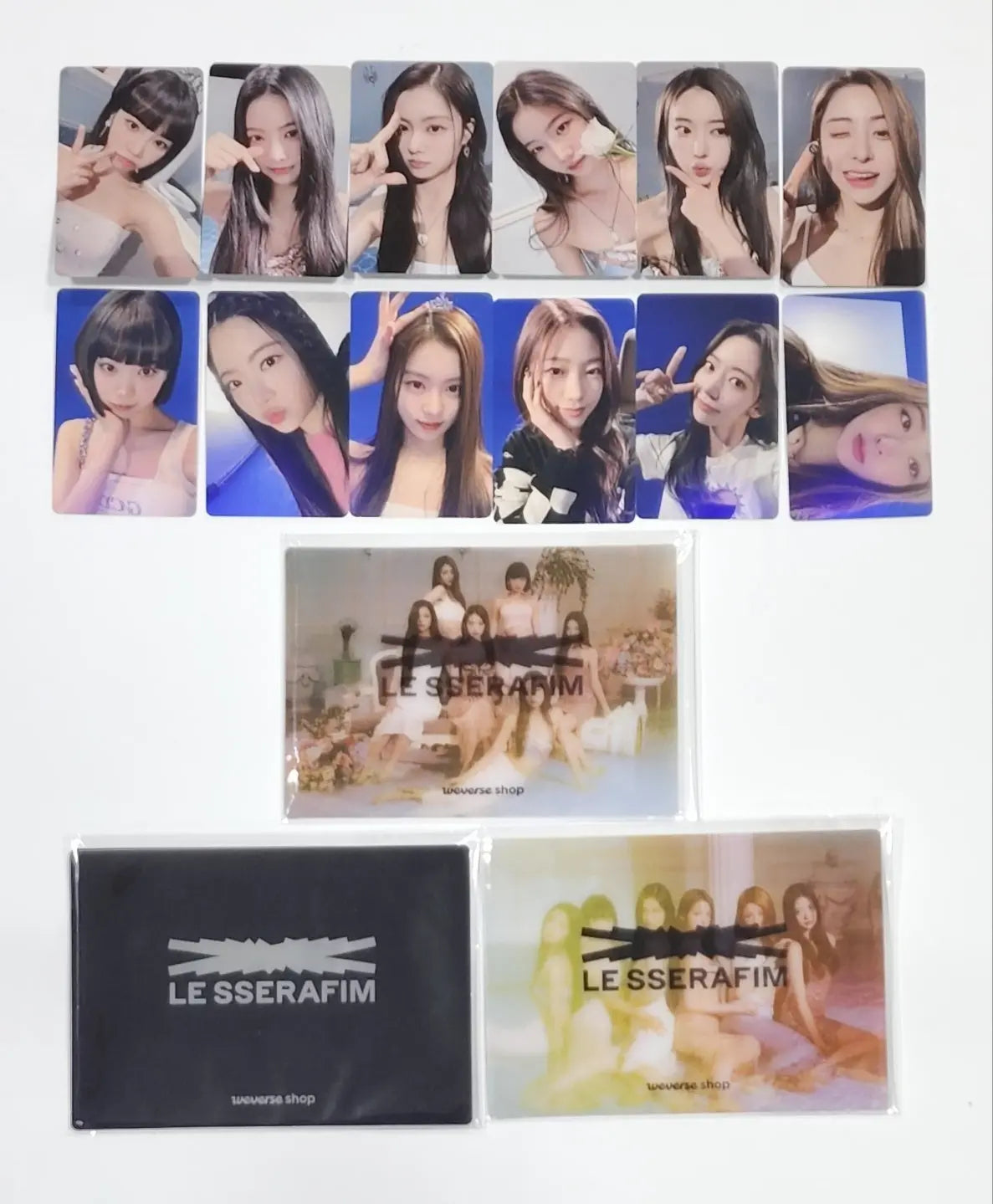 LE SSERAFIM "FEARLESS" - Weverse Shop Pre-Order Benefit Photocards Set ...
