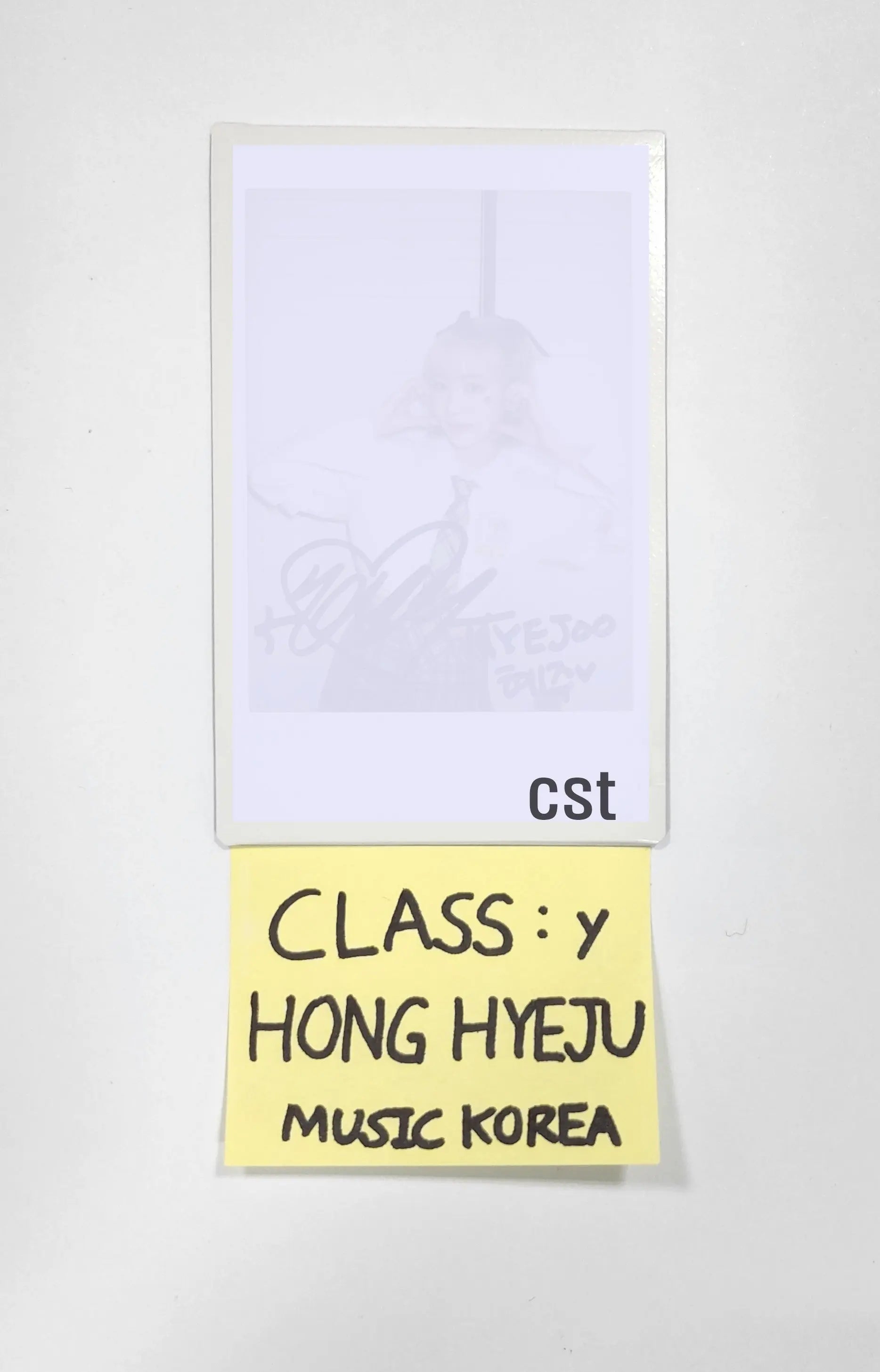 HONG HYEJU (Of CLASS:y) "CLASS IS OVER" - Hand Autographed(Signed) Pol ...