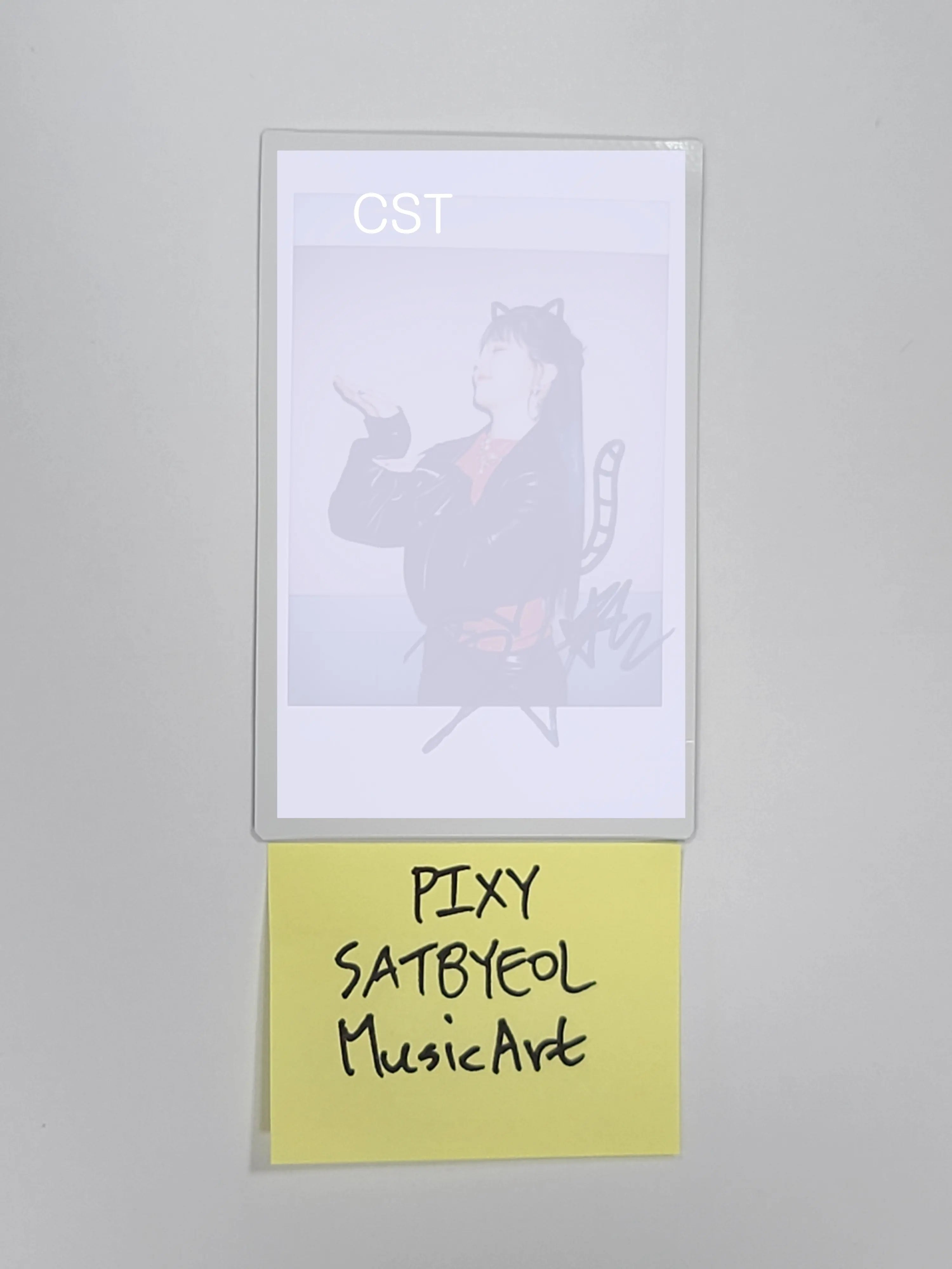 SatByeol (of Pixy) 'REBORN' - Hand Autographed(Signed) Polaroid ...