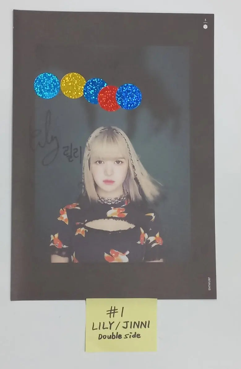 NMIXX "ENTWURF" - A Cut Page From Fansign Event Album – HALLYUSUPERSTORE