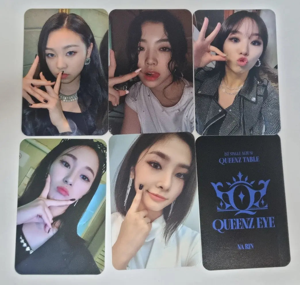 Queenz Eye "Queenz Table" - Official Photocard Set (6EA) – HALLYUSUPERSTORE