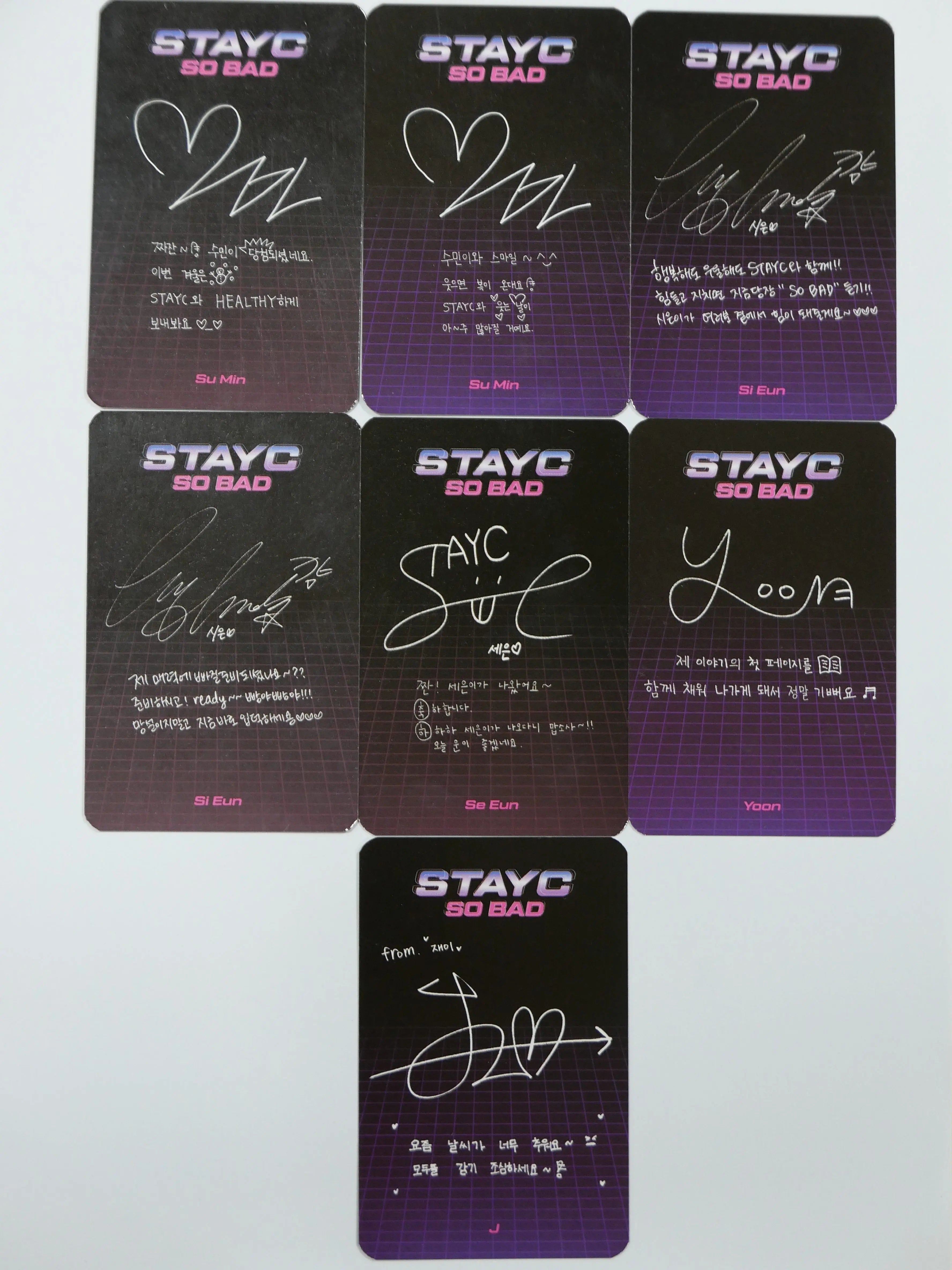 StayC 'So Bad' - Official Photocard – HALLYUSUPERSTORE